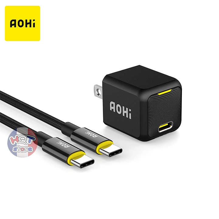 AOHi Magcube 30W PD Mini GaN / Magline+ C to C fast charging cable set | Shopee Philippines