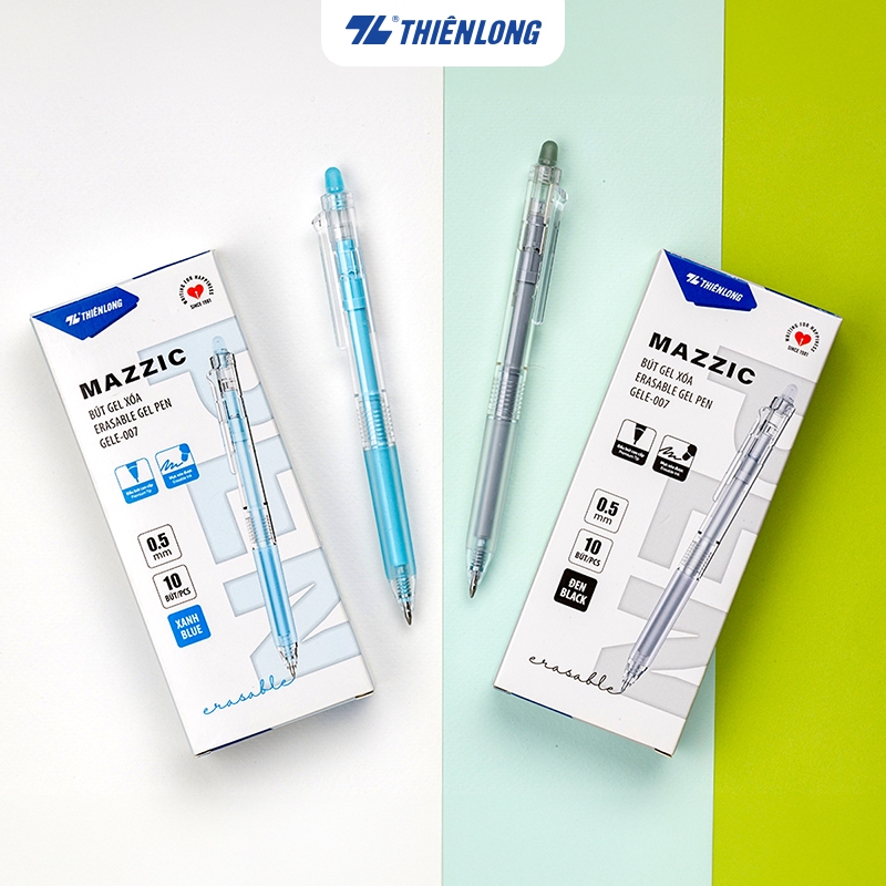 Combo of 20 erasable gel pens Thien Long Mazzic GELE-007, high quality ...