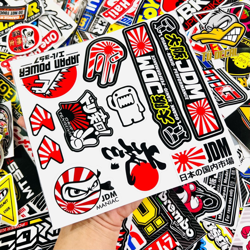 Jdm Logo Sticker Set with Many Pictures, Outstanding Colors for ...