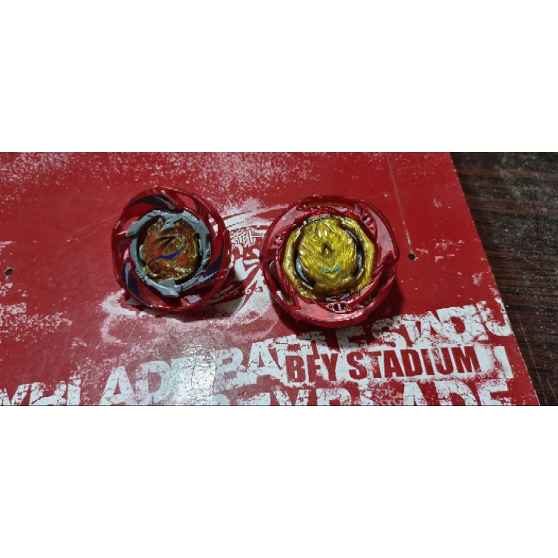 Beyblade Burst Bu B202 Takara tomy Red Wind Knight + Air Knight ...