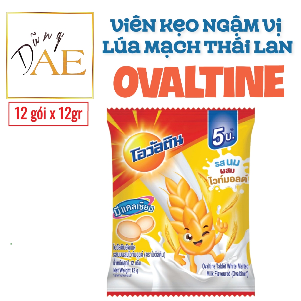 Ovaltine Thai Barley Flavored Lozenges Ovaltine Tablet White Malted ...