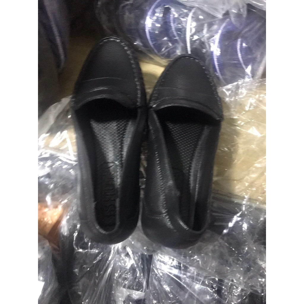 Luxury square-toed women's plastic shoes - translated | Shopee Philippines