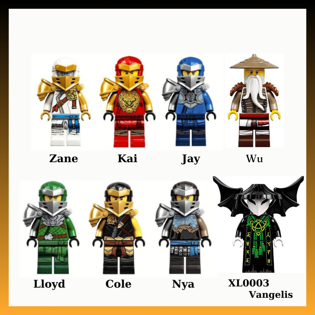 Ninjago LELE Hero XL0003 minifigures assembly toy - Assembling Ninja ...