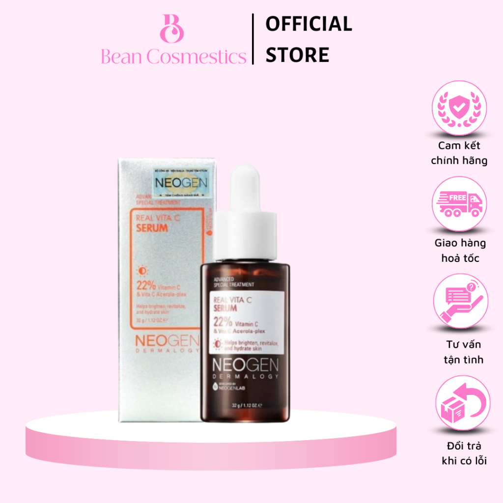 Vitamin C Neogen Dermalogy Real Vita C Brightening Serum Soothing, Benign | Shopee Philippines