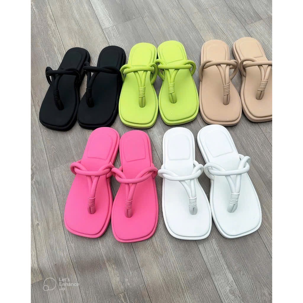 Super cute twisted strap foam flip-flops KXOAN | Shopee Philippines
