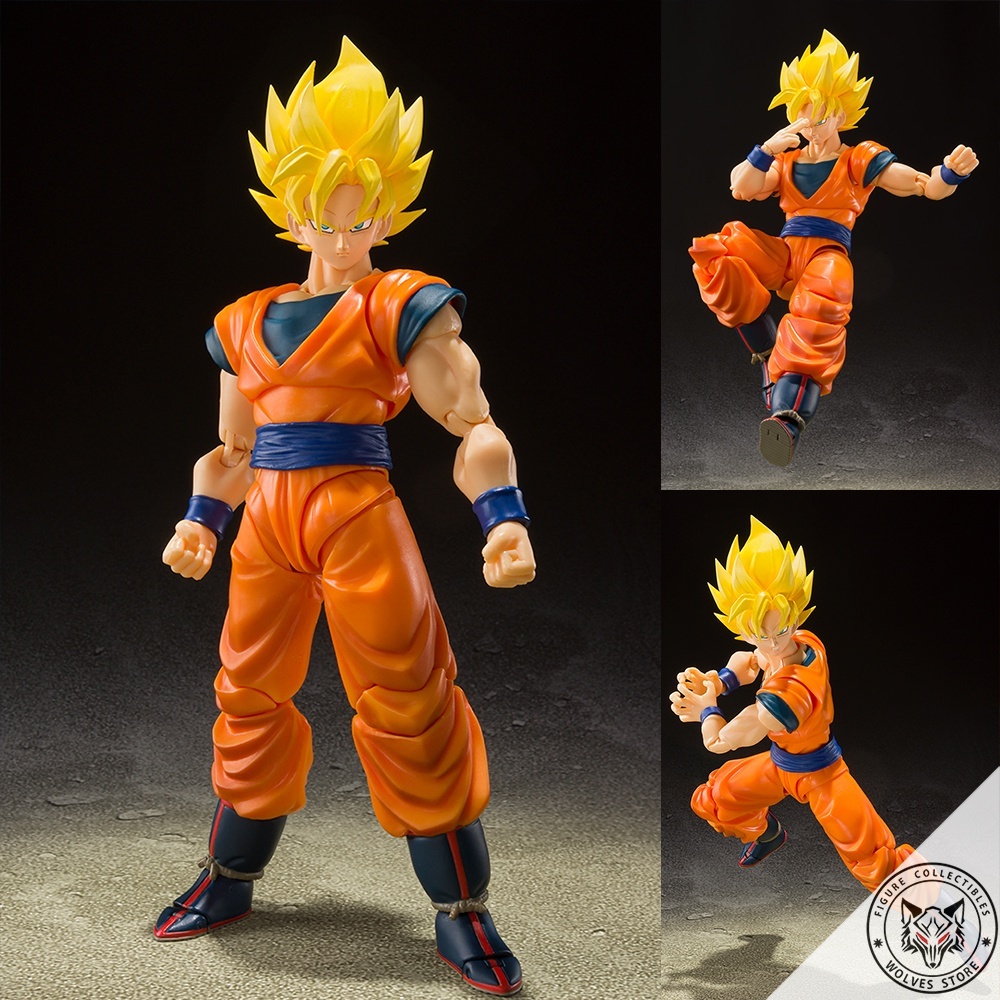 Shf Dragon Ball Genuine Model: SHF Songoku SSJ | Shopee Philippines