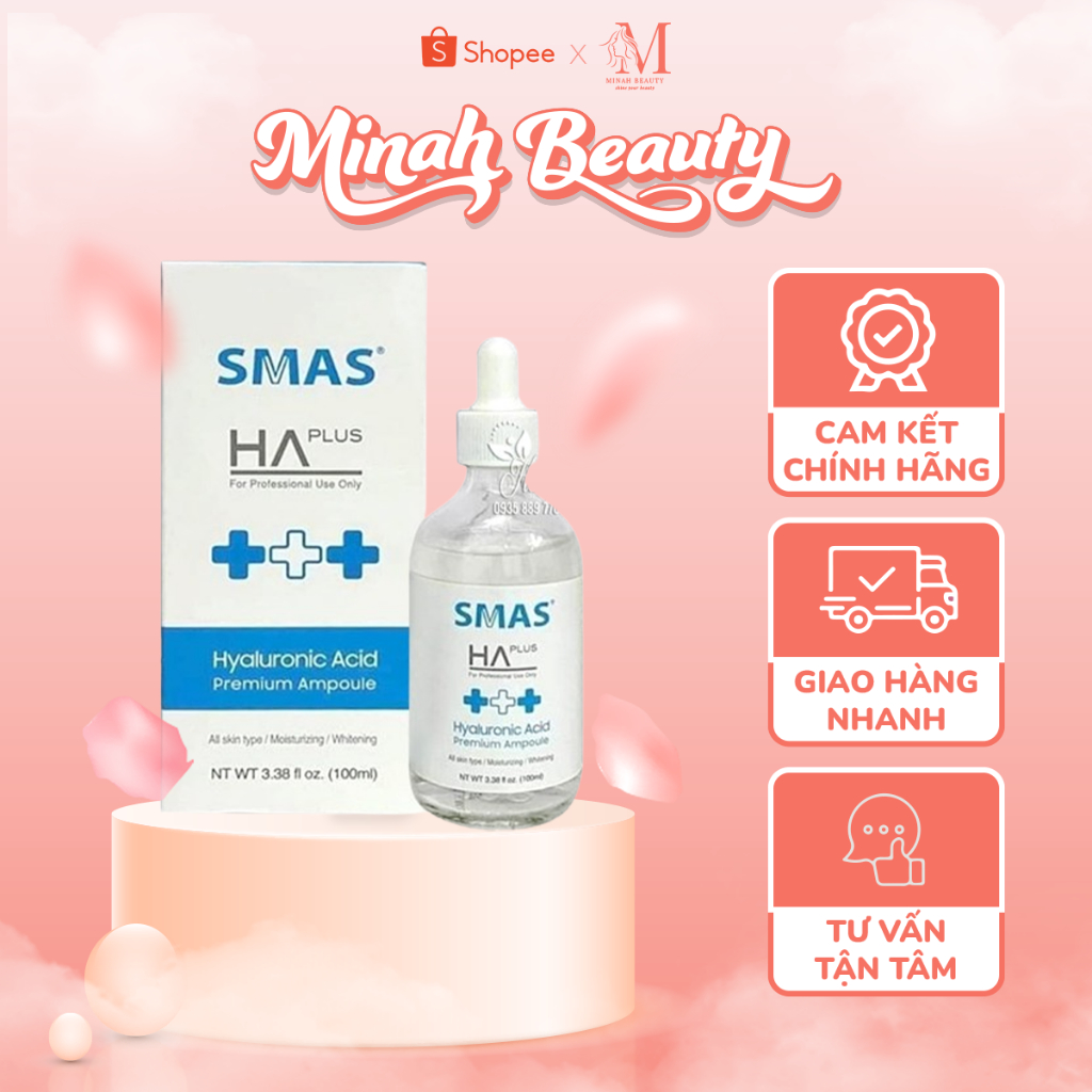 Genuine SMAS HA Plus Premium Ampoule Serum Essence Supports ...