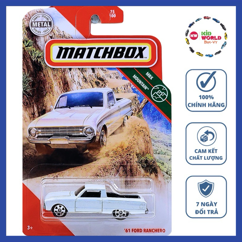Matchbox Pickup '61 Ford Ranchero GKK50 Model Vehicle. | Shopee Philippines