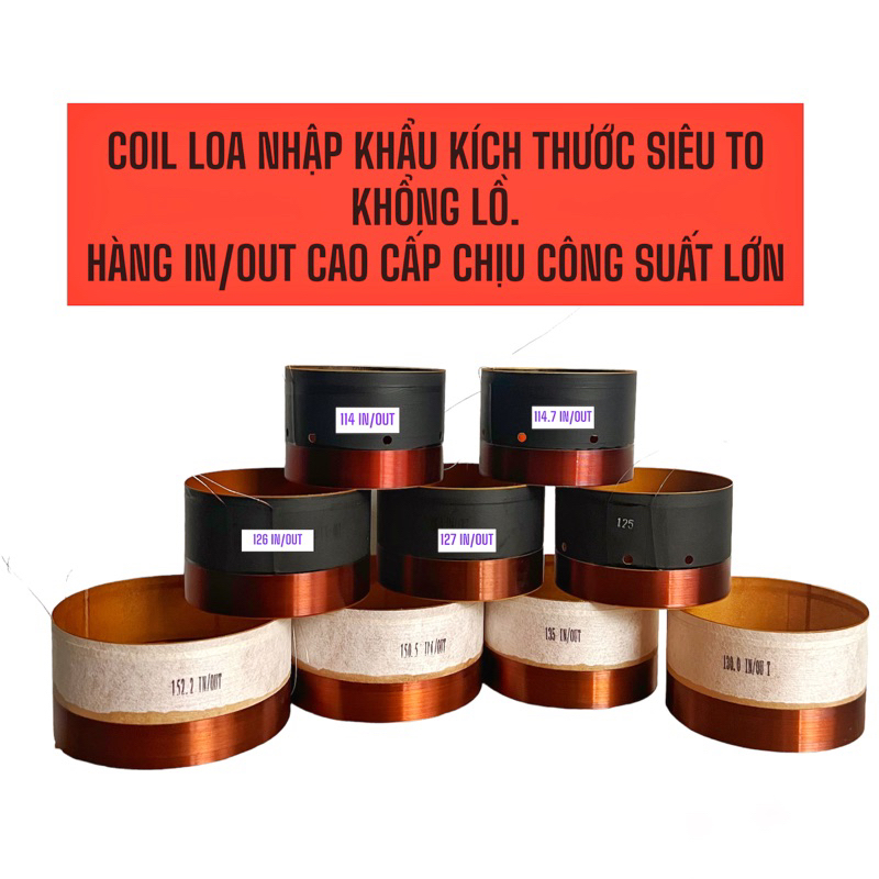 SUPER GIANT PRINTED/OUT GOLD SPEAKER COIL | Shopee Philippines