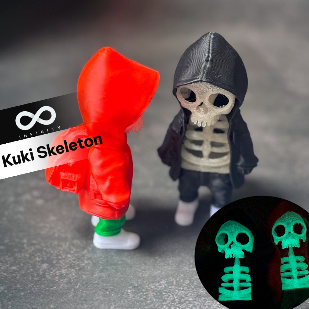 Kuki Skeleton Figure - Super Cool Luminous Glowing Skeleton | Shopee ...