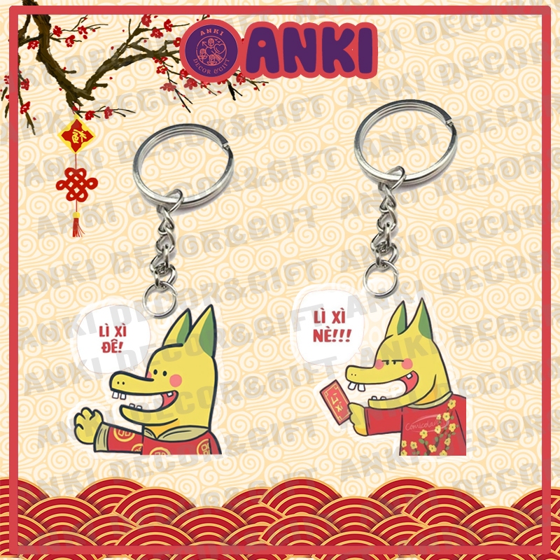 Pikalong keychain CNY gives lucky money to friends and relatives ...