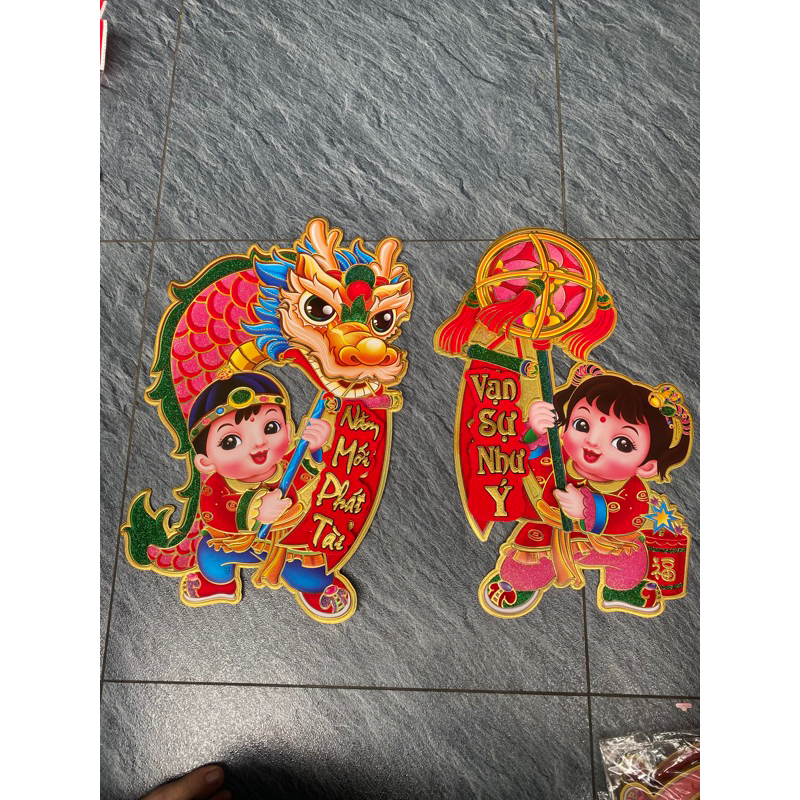 Decal stickers CNY 2025 latest model, set of 2 decals to congratulate ...