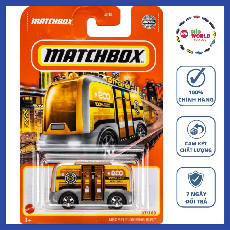 Vehicle Matchbox MBX Self-Driving Bus HFP38 Model. Ratio 1: 64. | Shopee Philippines