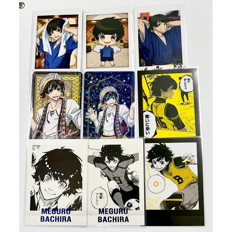 Card Bluelock Bachira Meguru pola Blue lock | Shopee Philippines