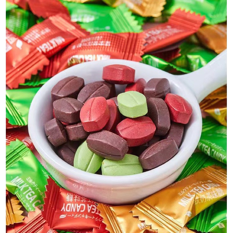 Milk tea coffee candy / Milk tea candy / Maca latte tea candy | Shopee ...