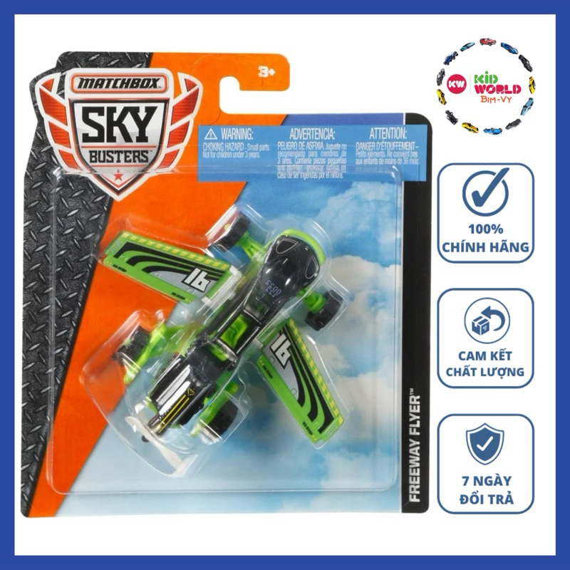 Matchbox Sky Busters Series Freeway Flyer DVR26 Model Airplane ...