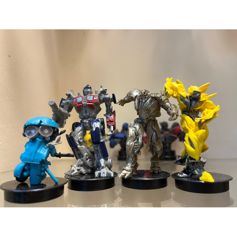(USED) combo movie theater cup topper model, Transformers movie cup ...