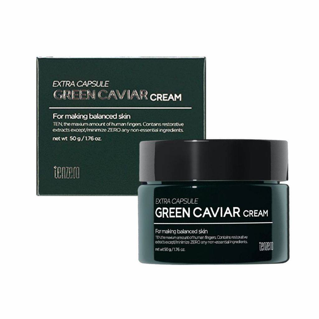 Tenzero Green Caviar Cream 50g Korean Seaweed Grape Cream moisturizes ...