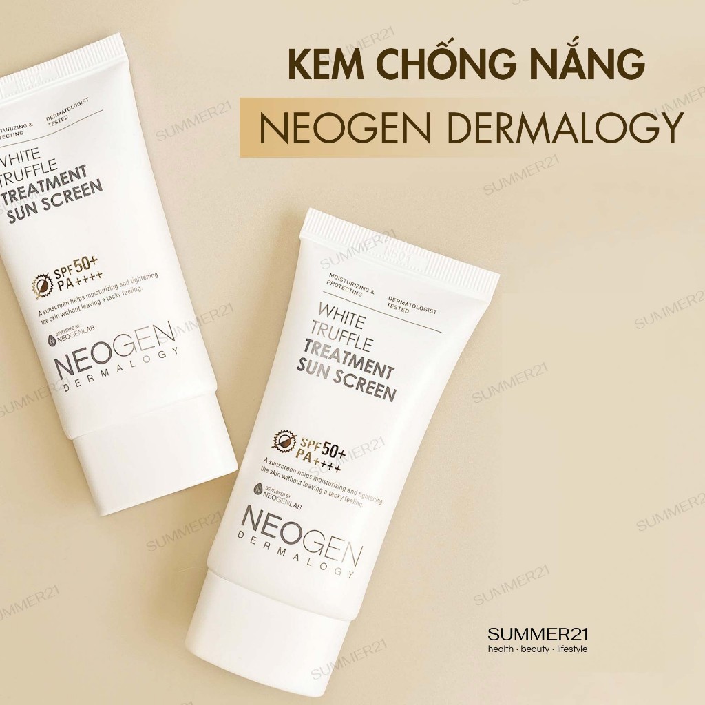 Neogen DERMALOGY WHITE TRUFFLE TREATMENT SUN SCREEN SPF50+ PA++ + 50G ...