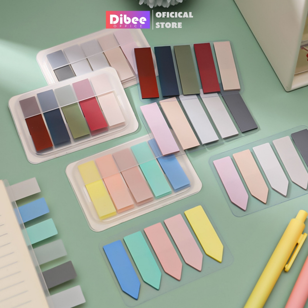 Dibee bookmarks, sticky notes, pagination tabs, page dividers, notes ...