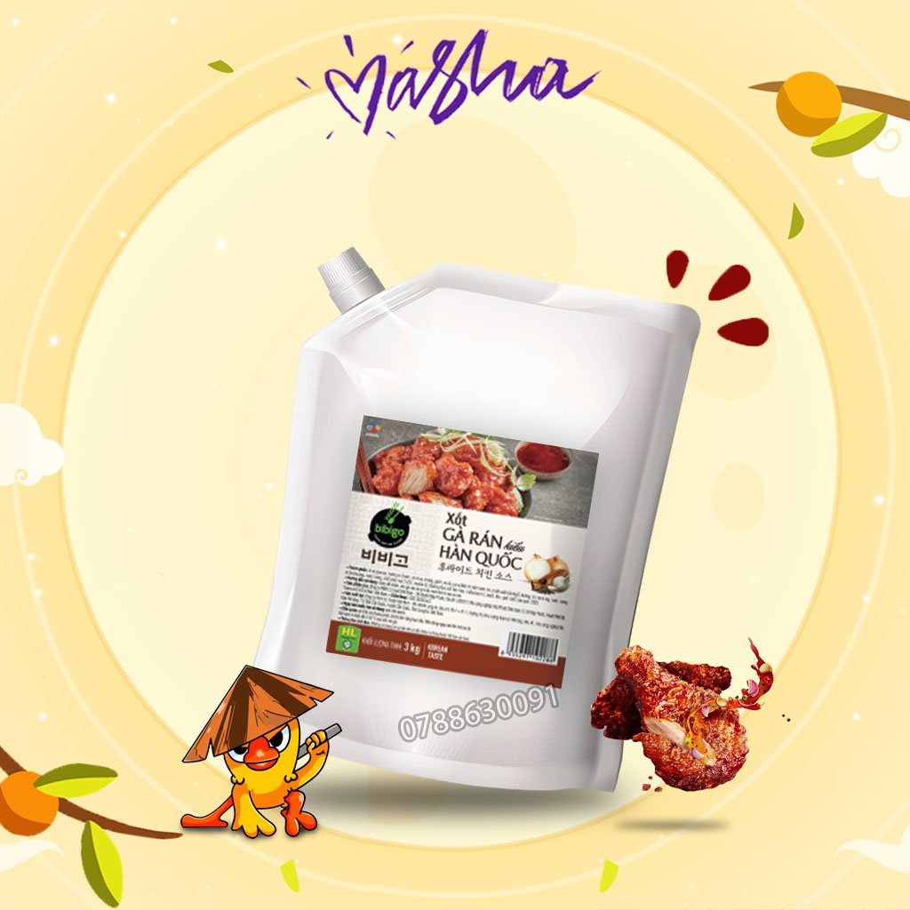 BIBIGO Korean Fried Chicken Sauce Cj 3KG Bag | Shopee Philippines
