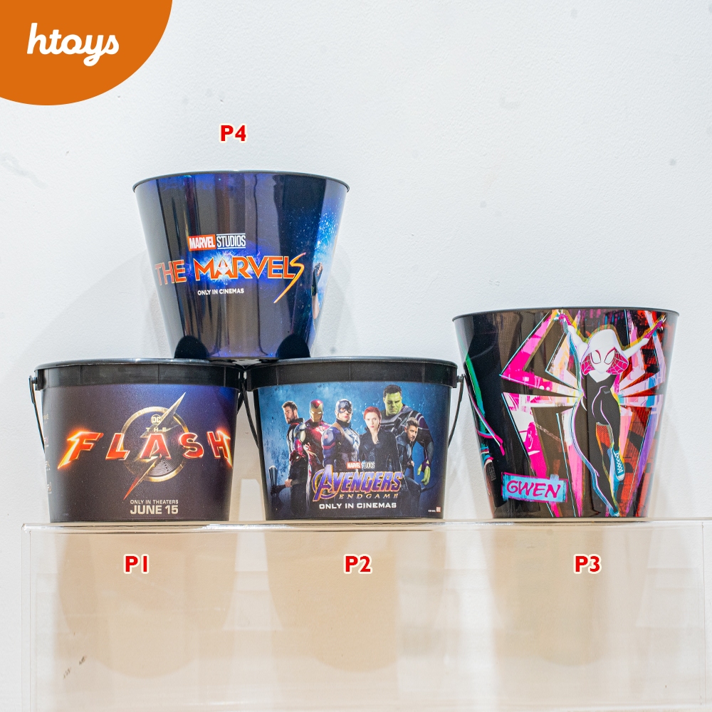 Spider-Man movie theater corn bucket - Flash - Avengers - The Marvels ...