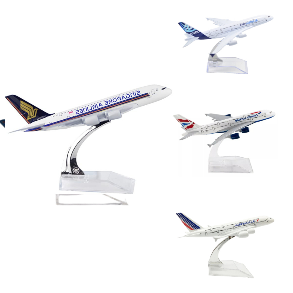 Airbus A380 metal airplane model comes with 16cm detachable base ...