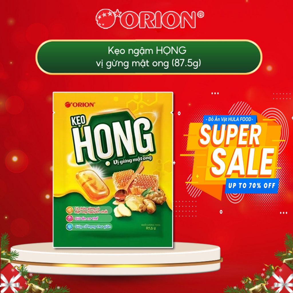 Orion Honey Ginger Throat Candy (87.5g Pack) - HULA FOOD | Shopee ...
