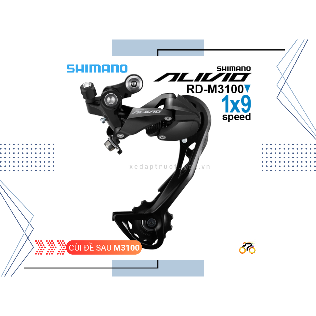 Shimano ALIVIO RD M3100 REAR STARTER (9 SPEED) | Shopee Philippines