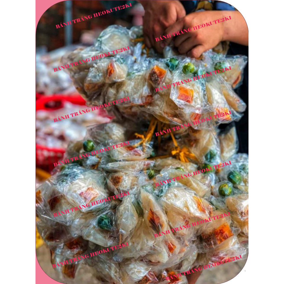 50 BACKS OF TAY NINH MINI TAC VE RICE CAKES (CLUKE IN THE BACK OF RICE ...