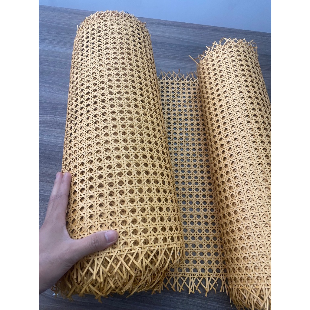 Plastic fiber lattice rattan net, home decoration (with individual cuts ...