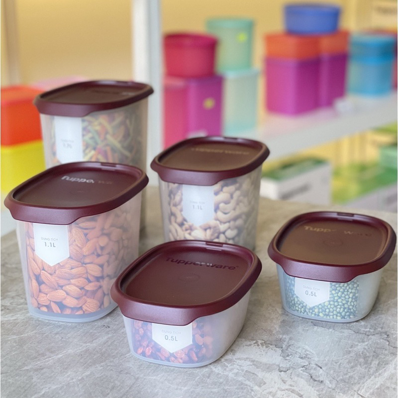 Tupperware One Touch Fresh 5 BQTP Box Set GenuinePiece for Lifetime ...