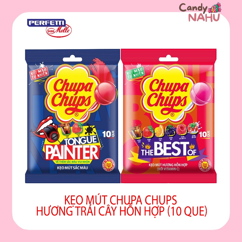 Chupa Chups Mixed Fruit Flavor Lollipops (10 Sticks) | Shopee Philippines