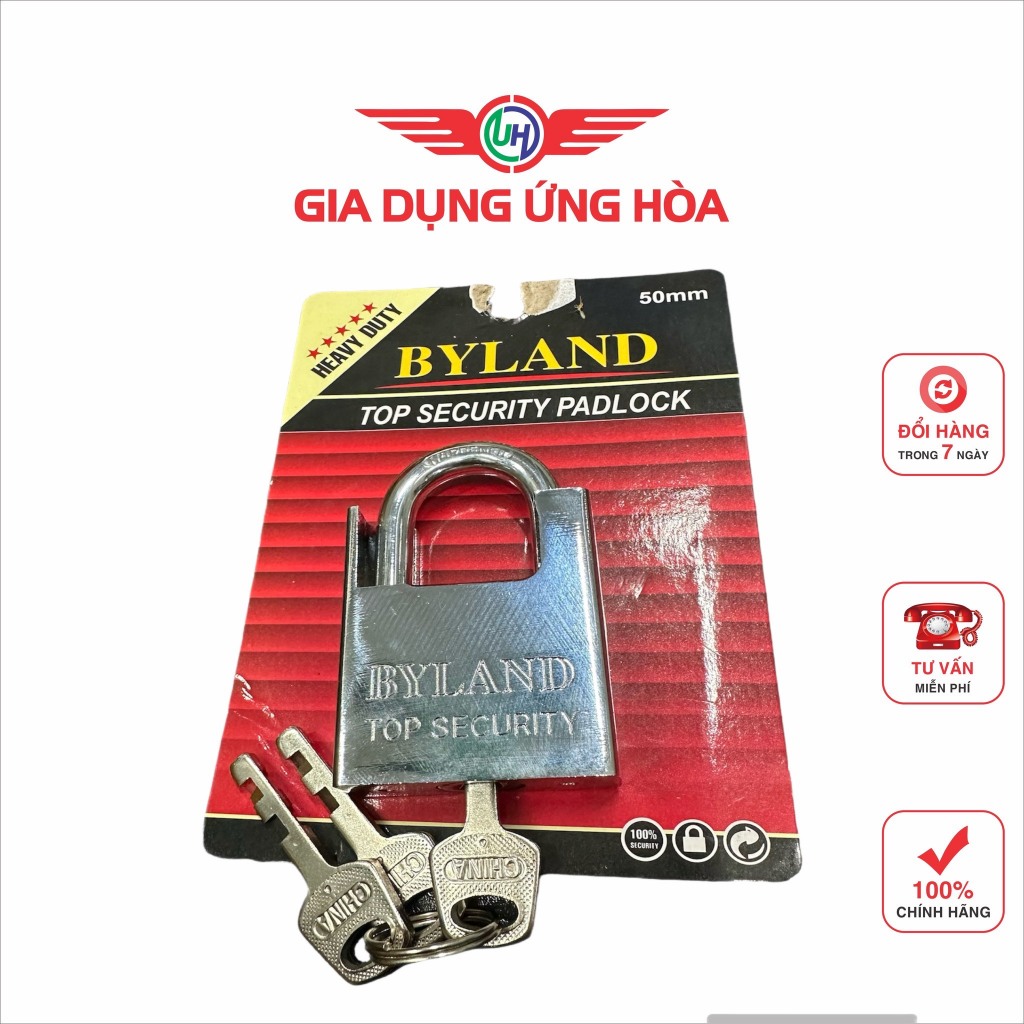 Anti-cut door lock, BYLAND 50mm anti-theft lock Good quality - | Shopee ...