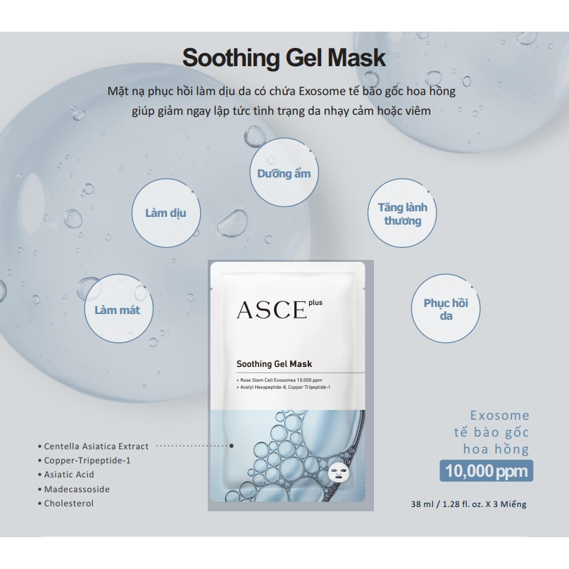 Asce plus Soothing Gel Mask ASCE plus Soothing Gel, super skin ...