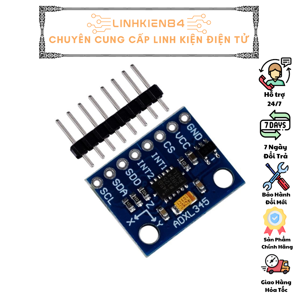 Adxl345 I2C/SPI 3-Axis Acceleration Sensor Module | Shopee Philippines