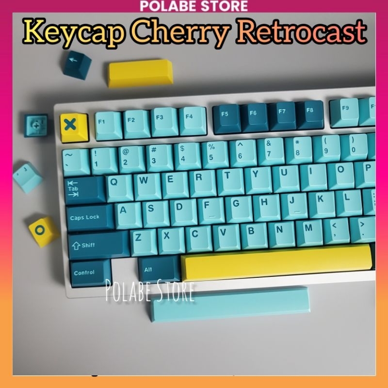 Keycap DaYe Retrocast Cherry profile ABS 2shot Mechanical Keyboard ...