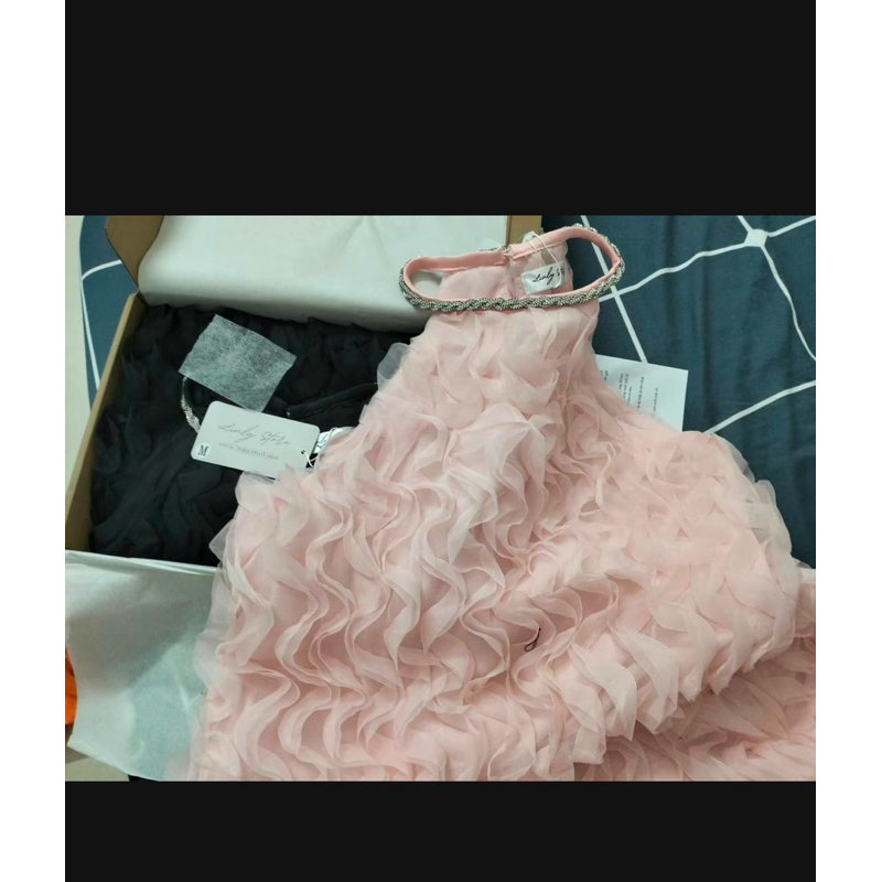 Pass WOMEN'S COLLAR DRESS WITH STONE, SHORT PINK LADY STYLE | Shopee ...