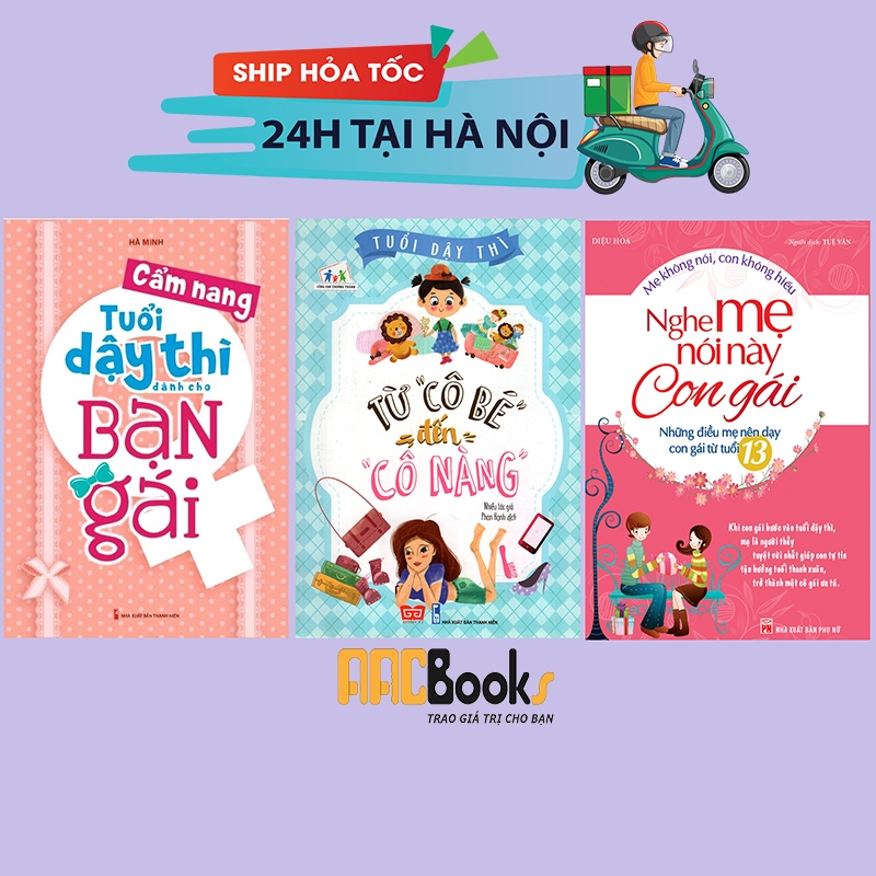 Book - Set of 3 puberty handbooks for girls + Puberty from girl to girl ...