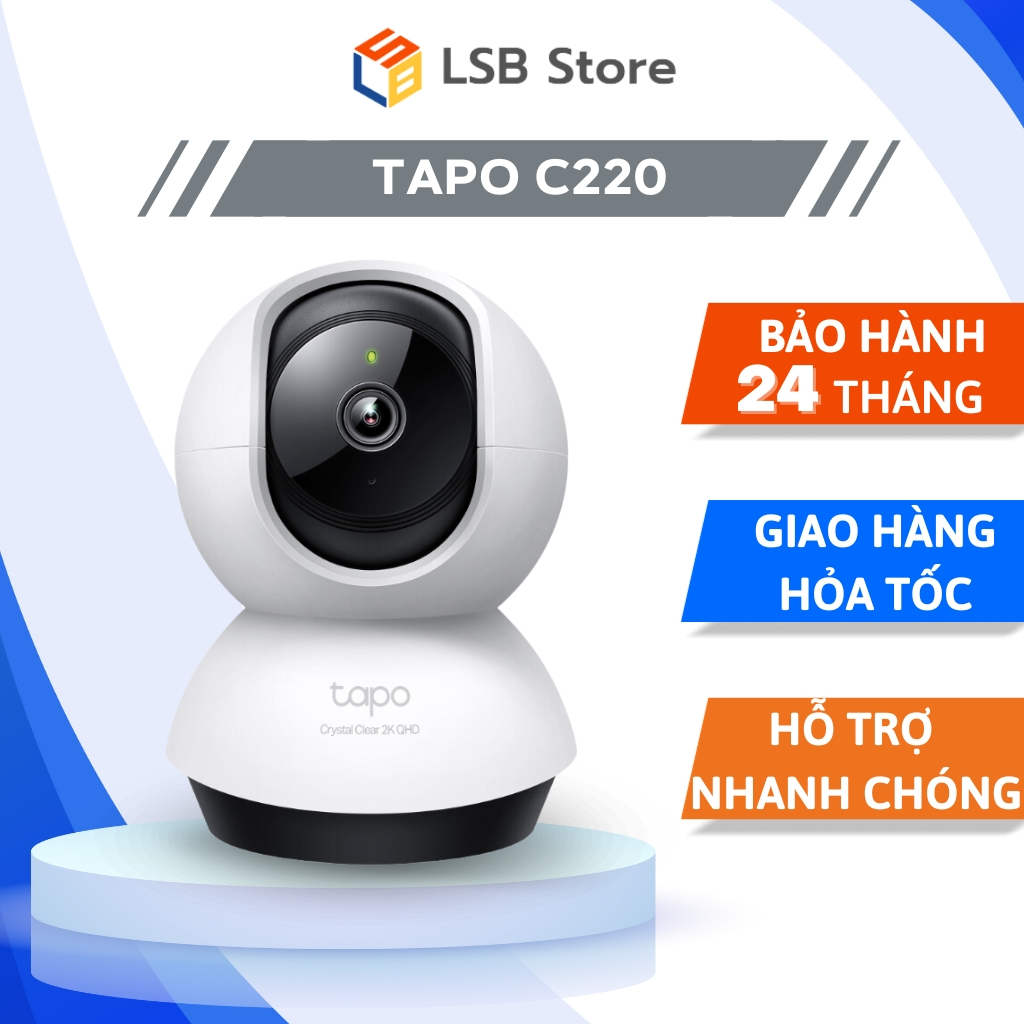 [Fire Speed - HCM] TP-Link Tapo C220 Wifi Camera 4MP QHD AI Technology | Genuine Products ...