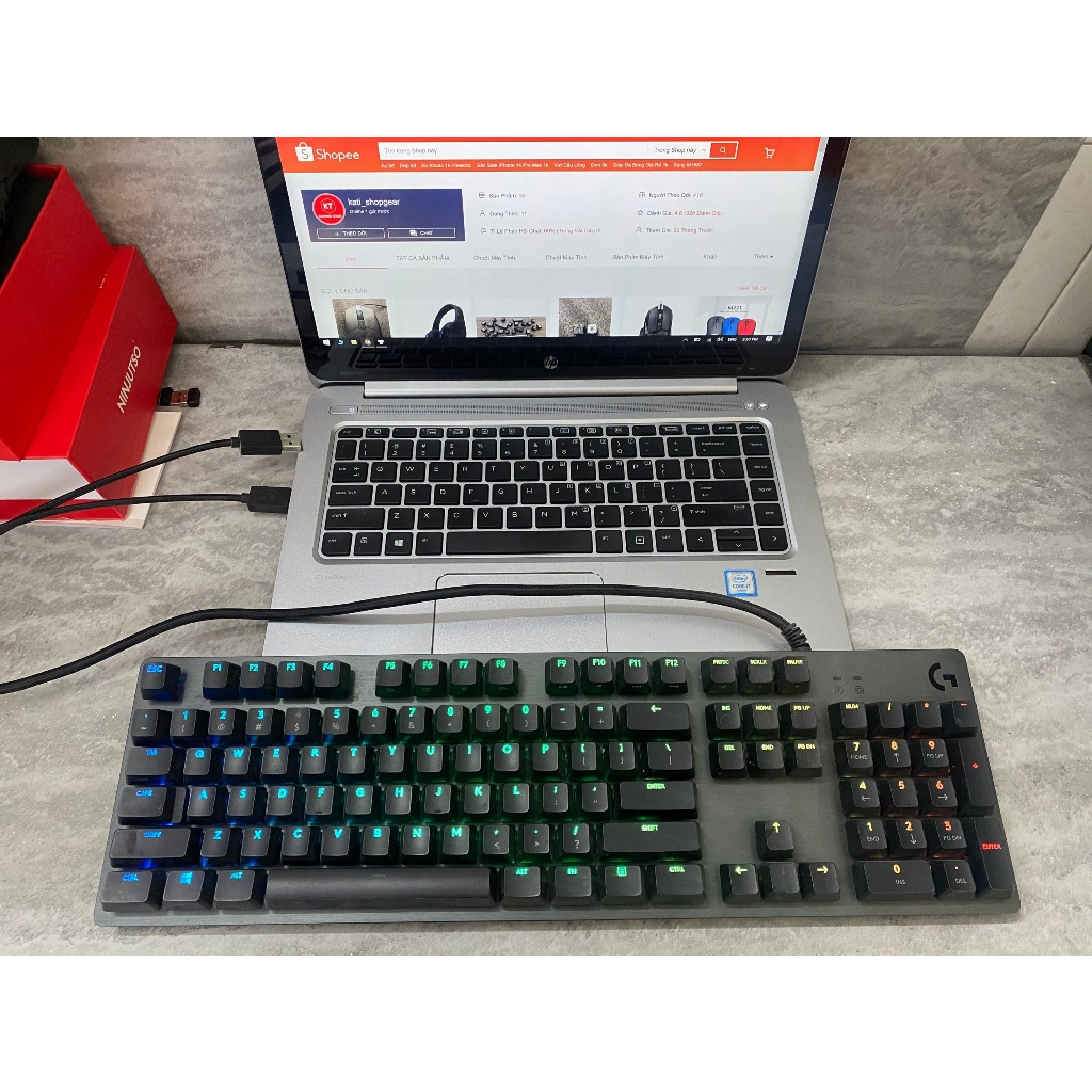 Genuine - New generation Logitech G512 Carbon Switch GX wired gaming ...