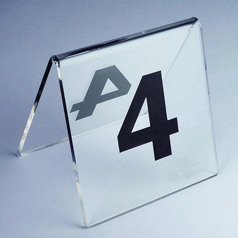 Combo of 10-50 mica table number cards, 2mm thick, used for eateries ...