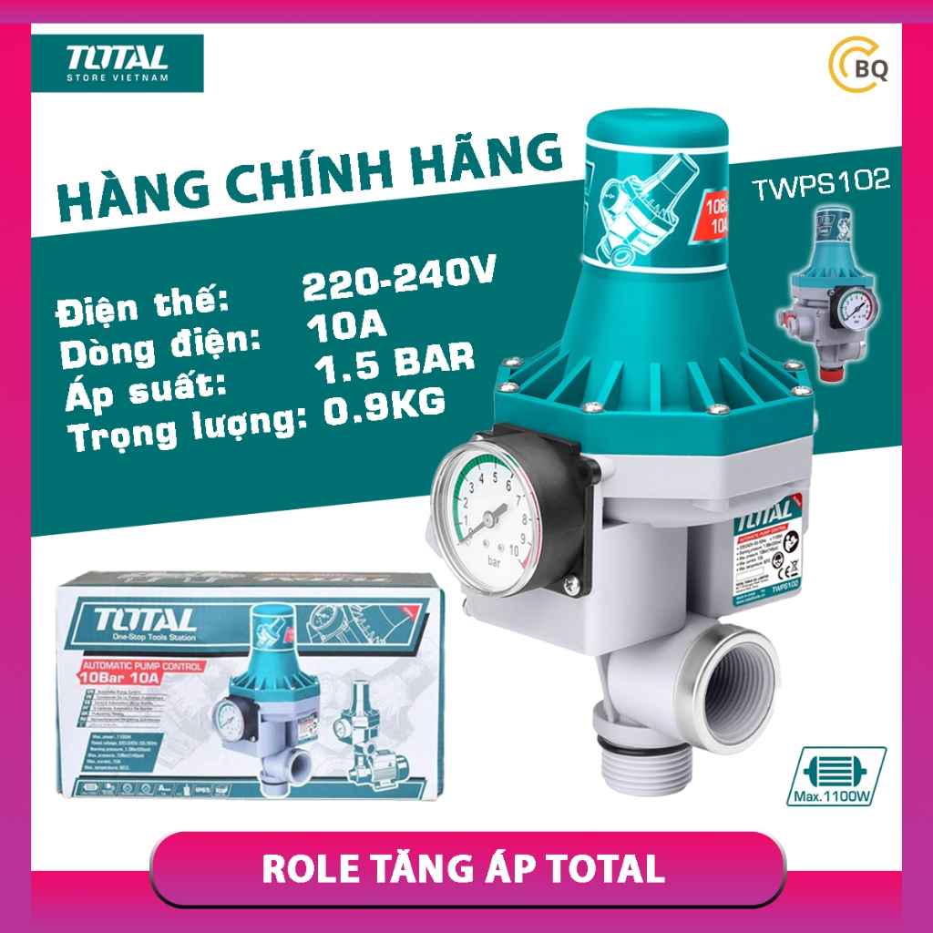 Total TWPS102 ROLE booster pump relay, genuine CBQs 220V voltage ...