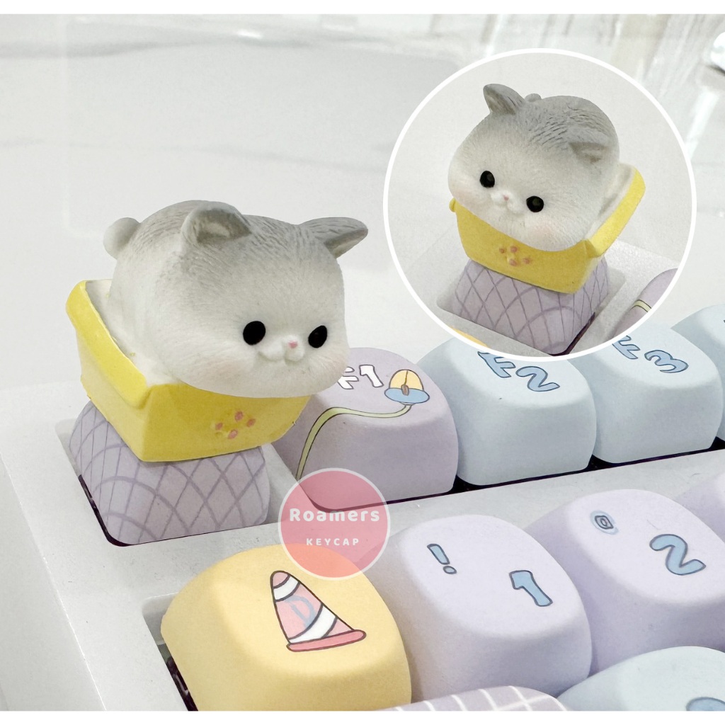 Keycap Cat Meow Cat Mechanical Keyboard Button Box | Shopee Philippines