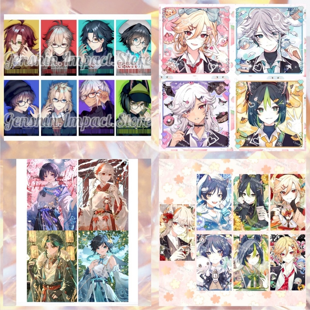 Genshin Impact card photo in many models Ver 3 (with rounded corners ...
