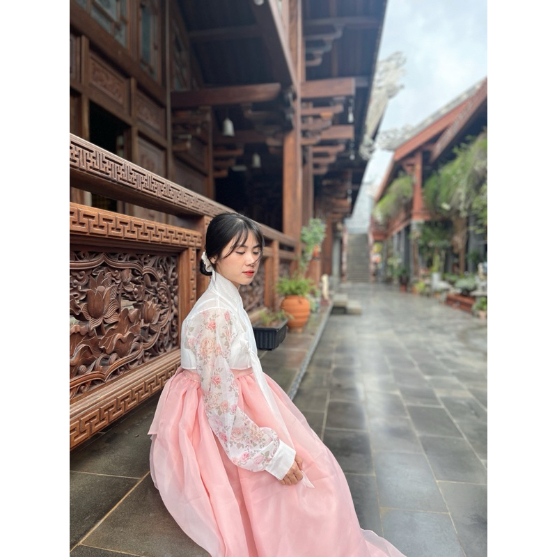 Innovative rose Hanbok Set | Shopee Philippines