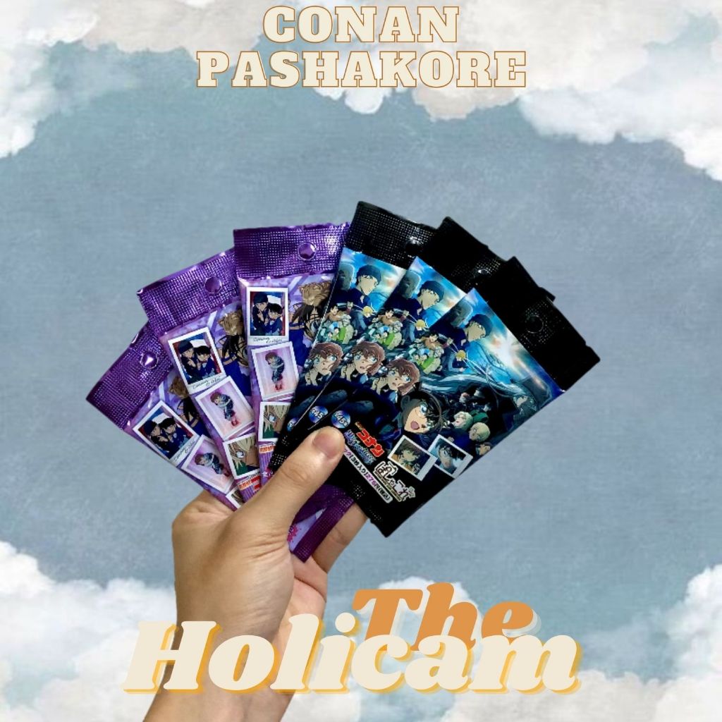 Pack random Photo card Pola card Pashakore Cartoon anime Conan Famous ...