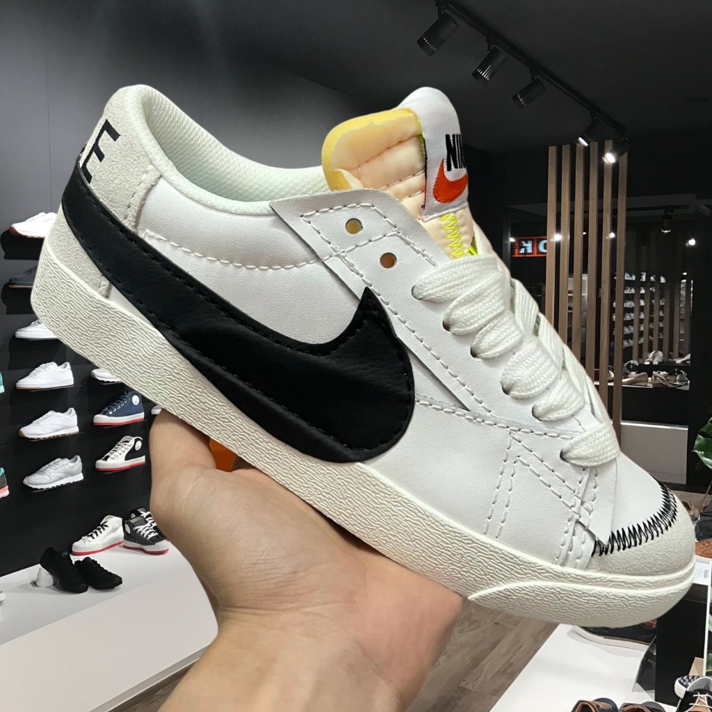 Low cut Blazer Mid 77 Low White Black Sneakers, Vintager Hottrend 2024 ...