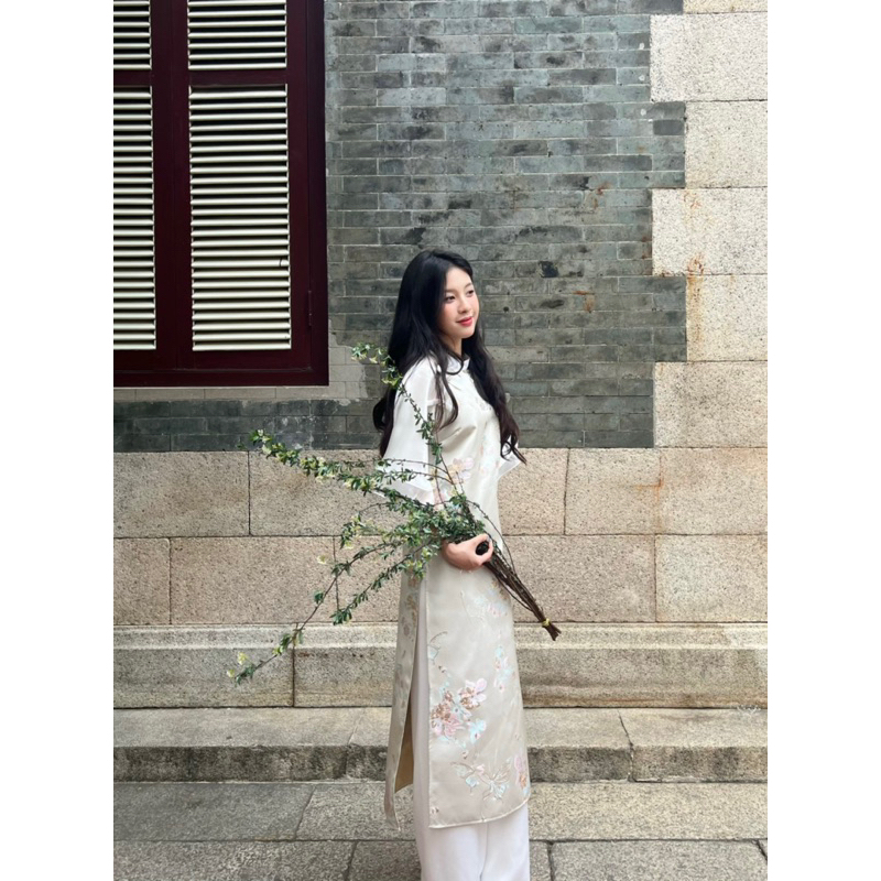 Ao Dai Nguyet Diep + Chu Diep (Pants included) | Shopee Philippines