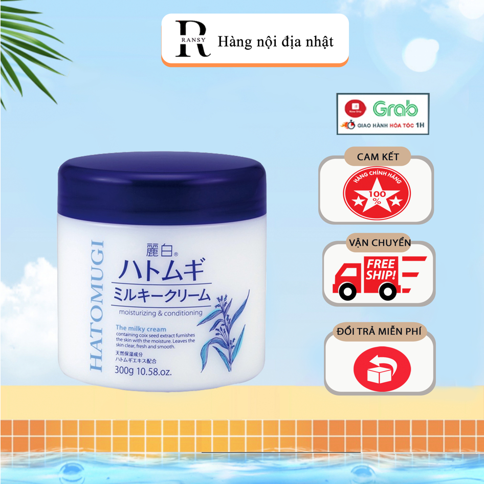 Y Di Hatomugi Moisturizing & Conditioning Milky Cream 300g Naturie 180g ...
